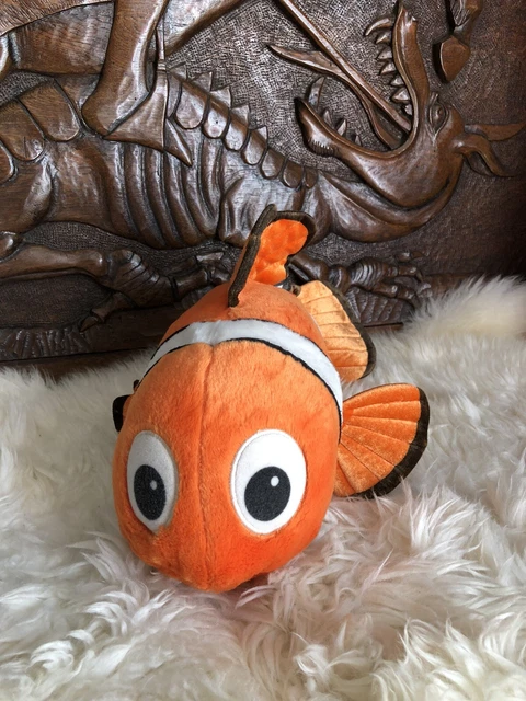 DISNEY STORE ‘FINDING Nemo’ Soft Toy Fish Pixar Large 19” Orange Teddy ...