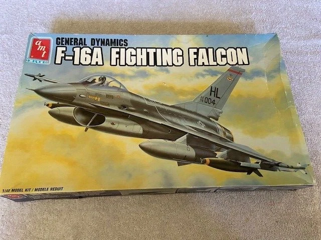 AMT ERTL 1/48 General Dynamics F-16A Fighting Falcon kit de maquette en ...