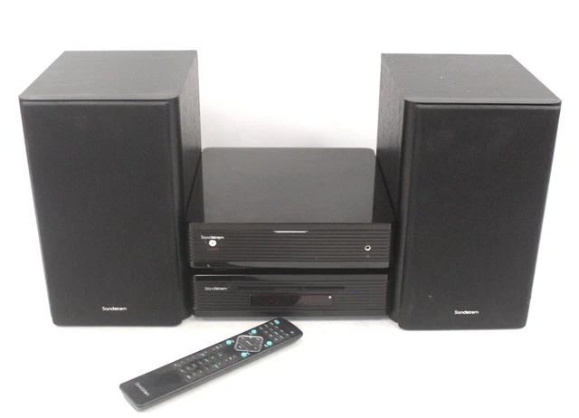 SANDSTROM SHFTPPH10A HI-FI System DAB/FM Radio CD Player & Speakers ...