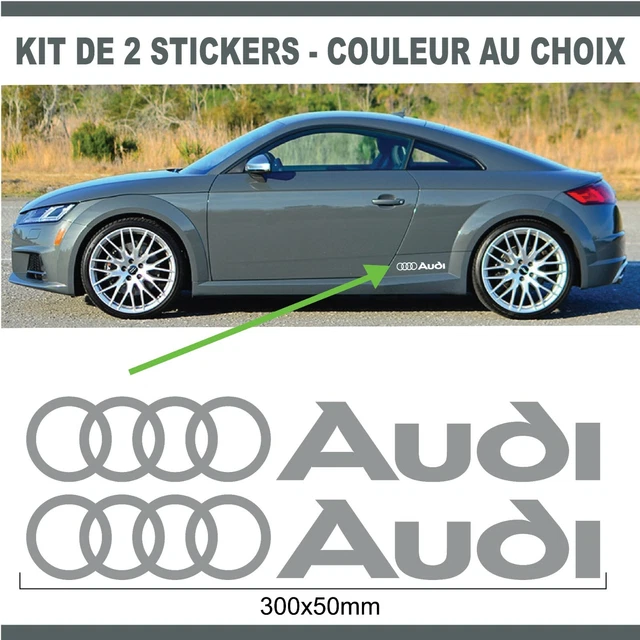 STICKERS BAS DE Caisse Audi - Autocollants A1 A2 A3 A4 A5 A6 A7 Q3 Q5 ...