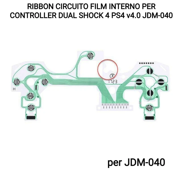 RIBBON CIRCUITO FILM INTERNO PER CONTROLLER DUAL SHOCK 4 PS4 v4.0 JDM ...