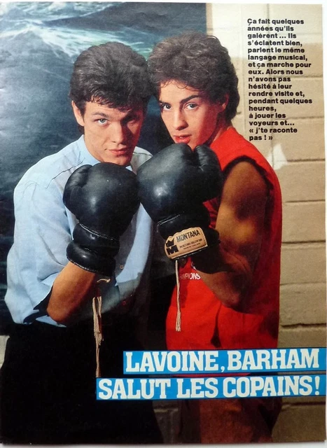 MARC LAVOINE_CHRISTIAN BARHAM => coupure de presse 3 pages 1984 ...