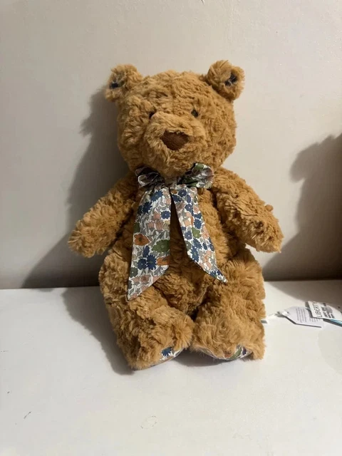 JELLYCAT X LIBERTY London Bartholomew Bear Poppy Forest BNWT £83.90 ...