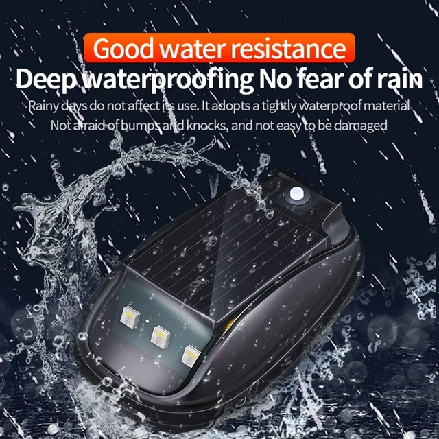 1X(2026 SOLAR CAR Roof RGB Strobe Light, , 8 Colors, Remote Control ...