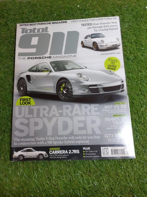 TOTAL 911 MAGAZINE Issue 74 Car Infusiast Porsche Holiday Reading Retro ...