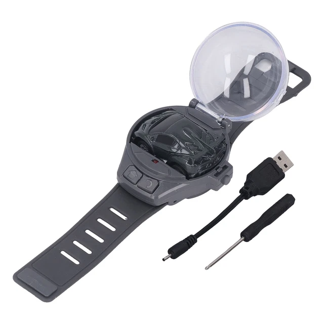 RC CAR WATCH Toy Mini 2.4GHz 30m Remote Control USB Rechargeable ...