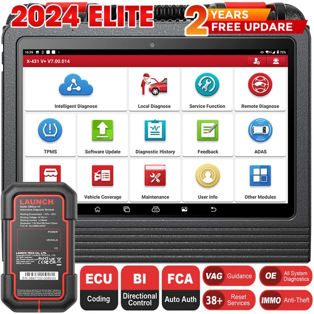 2025 LAUNCH X431 PRO3S+ V5.0 PRO 5 Profi OBD2 Diagnosegerät ECU KEY ...