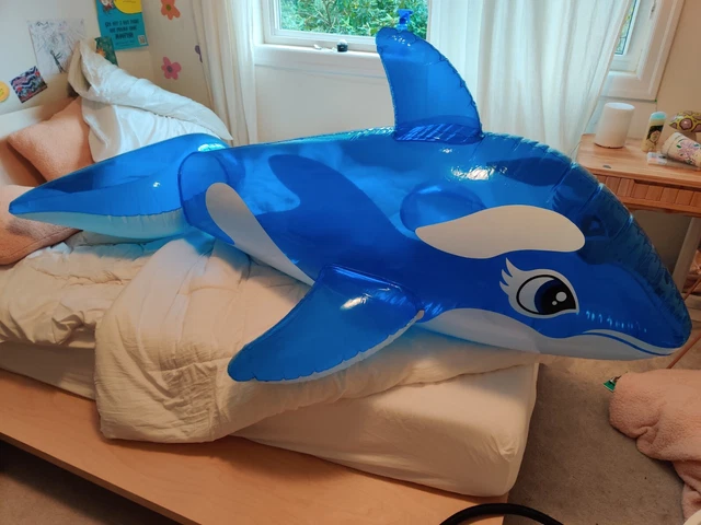FUUZEN INFLATES BLIMP Whale Inflatable Pool Float RideOn Toy (factory ...