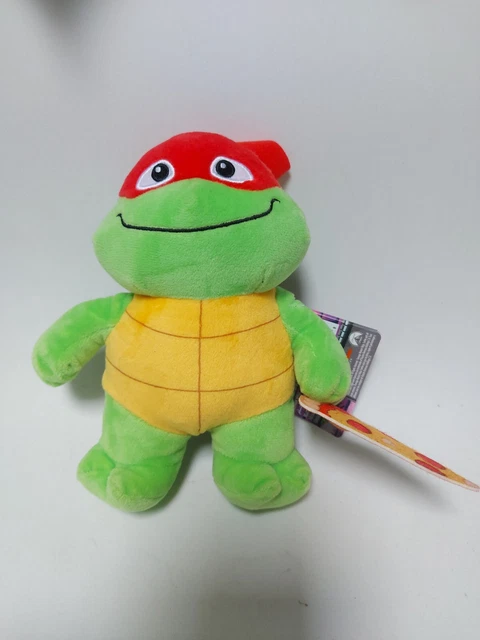 NICKLEDON TURTLE TOT Raphael With Pizza Soft Plush Toy £9.99 - PicClick UK