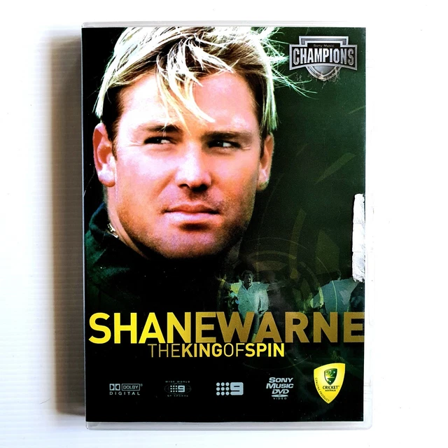 SHANE WARNE | The King of Spin DVD Greatest Aus Cricket Bowler, Region ...