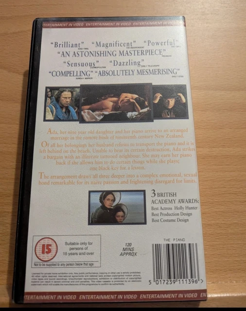 VHS TAPE - The piano £1.17 - PicClick UK