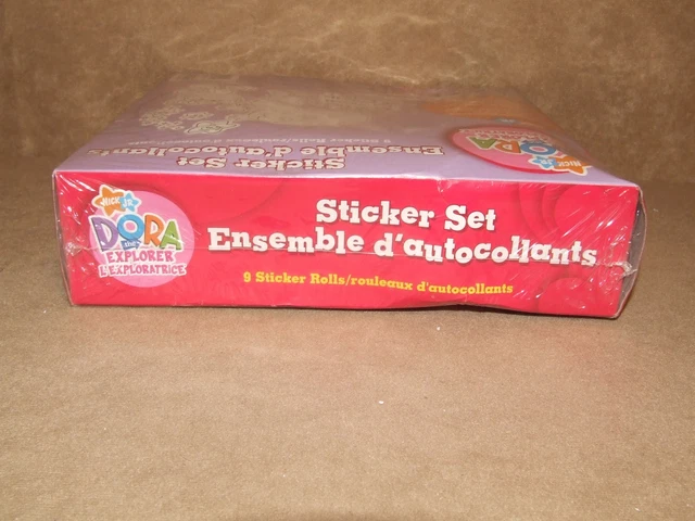 DORA THE EXPLORER Sticker Rolls 9 Rolls In Pack Age 3+ Children ...