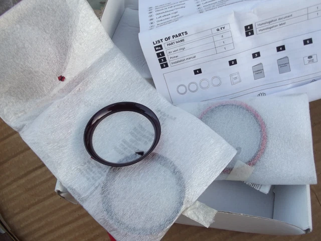 KIT CERCLAGES CONTOUR prune bouche ventilation tableau de bord Nissan ...