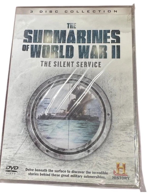 THE SUBMARINES OF World War II: The Silent Service 3 Disc DVD History ...