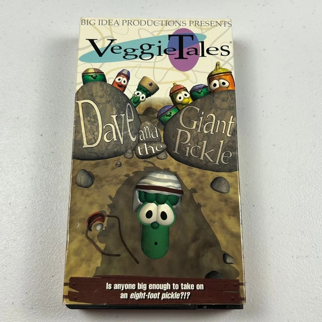 VEGGIETALES DAVE AND the Giant Pickle VHS 1996 Kids Animation Big Idea ...