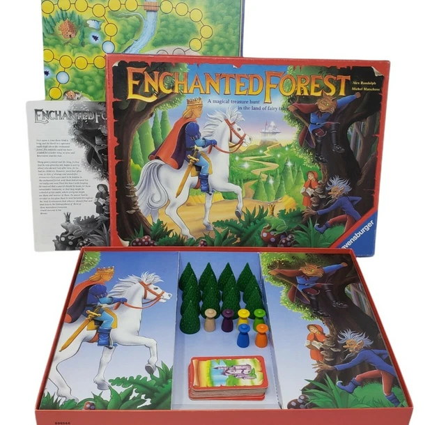 RAVENSBURGER FORESTA INCANTATA gioco da tavolo caccia al tesoro fiabe ...