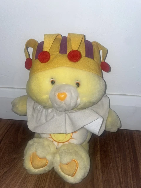 CARE BEAR KING Funshine Bear 13” Plush 2005 £7.00 - PicClick UK
