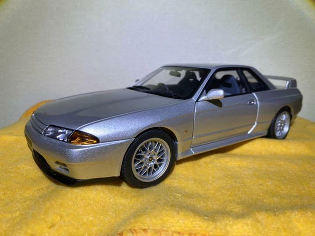 AUTOART NISSAN SKYLINE GT-R R32 BNR32 1/18 GUNMETAL GREY diecast car ...