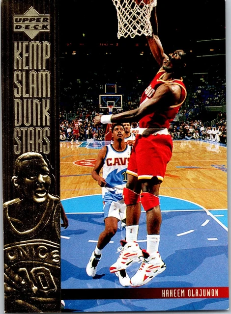 1994-95 UPPER DECK Kemp Slam Dunk Stars #S13 Hakeem Olajuwon Houston ...