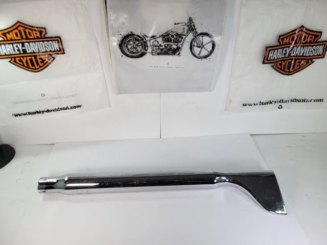 HARLEY KNUCKLEHEAD PANHEAD Shovelhead Chopper Fishtail Exhaust Muffler ...