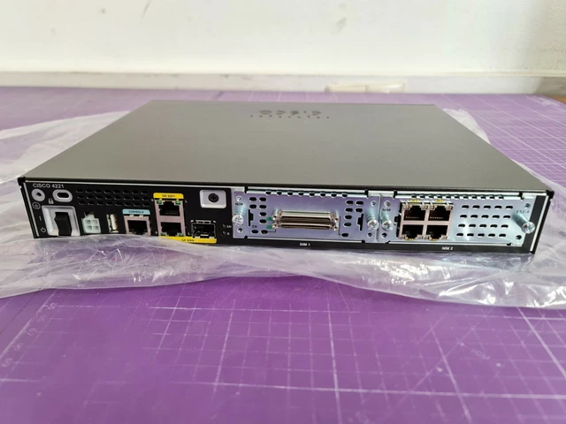 CISCO ISR4221-SEC/K9 INTEGRATED Services Router with NIM-16A and NIM ...
