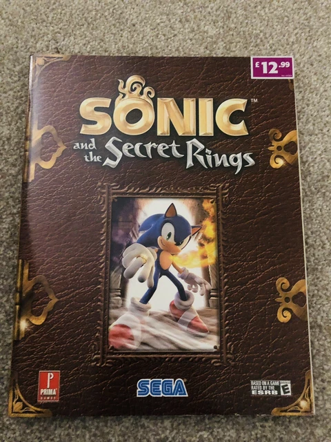 SEGA SONIC THE Hedgehog Sonic And The Secret Rings Book Unread Rare £49 ...