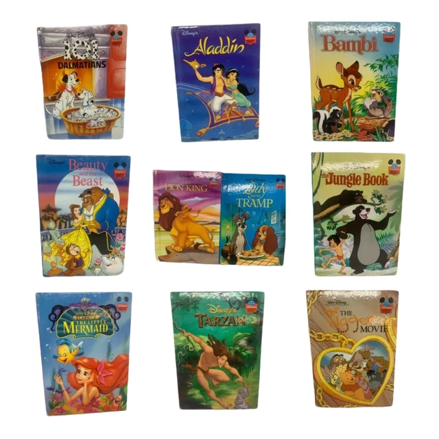DISNEY’S WONDERFUL WORLD of Reading - 10 Medium Hardcover Book Bundle ...