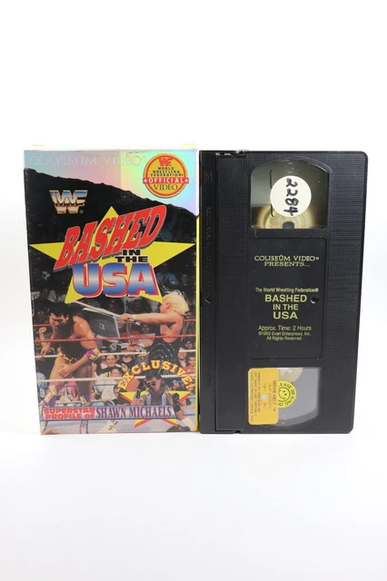 WWF WWE BASHED In The USA Coliseum VHS Video 1993 HBK Razor Ramon $18. ...