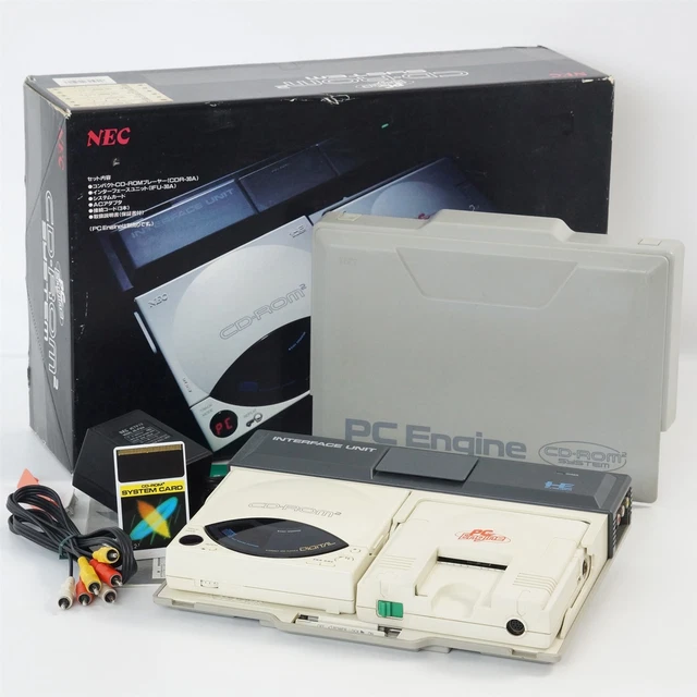 PC ENGINE CD ROM System Console Interface Unit IFU-30A Boxed -NTSC-J ...