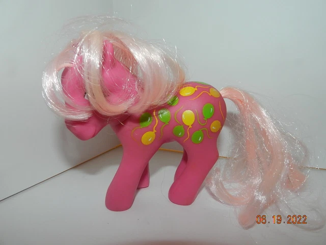 VINTAGE MY LITTLE Pony G1 1987 Twice as Fancy Ponies Balloons MLP Up Up ...