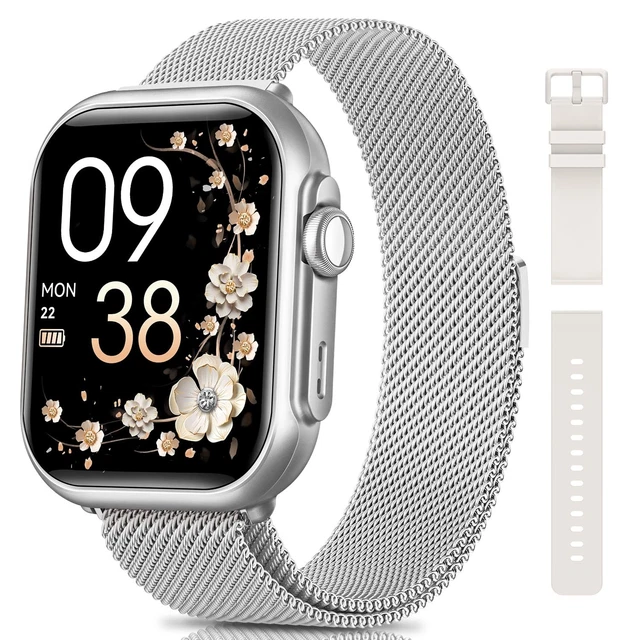 SMARTWATCH DONNA CON 1000mAh Batteria Standby Ultra lungo 100 Giorni 1. ...