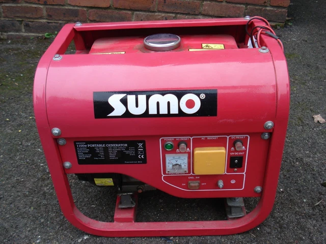 SUMO GENERATOR // Sumo Smk36Gen 1100W Portable Generator - Unleaded ...