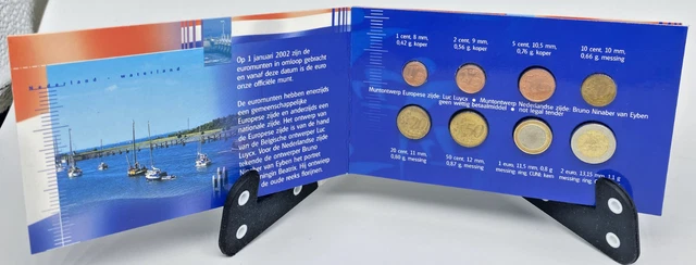 PAYS-BAS 1 CENT - 2 Euro 2002 Mini Euro Portefeuille EUR 85,85 ...