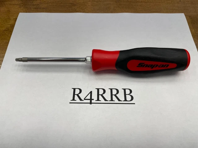 SNAP-ON TOOLS USA NEW RED Soft Grip T25 Torx Screwdriver SGDTX425BR £41 ...