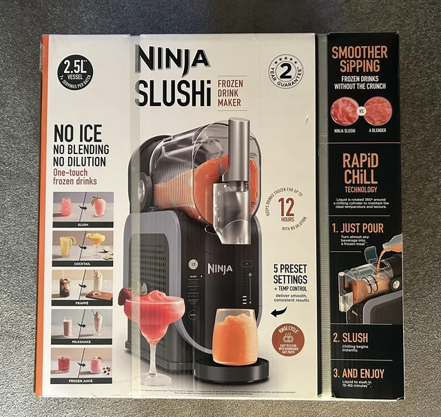 NINJA SLUSHI FROZEN Drink Maker (FS301UK) Ice Slush Machine | Brand New ...