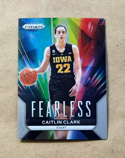 CAITLIN CLARK ~~~ 2024 panini caitlin clark collection fearless PRIZM ... CAITLIN CLARK ~~~ 2024 panini caitlin clark collection fearless PRIZM ...