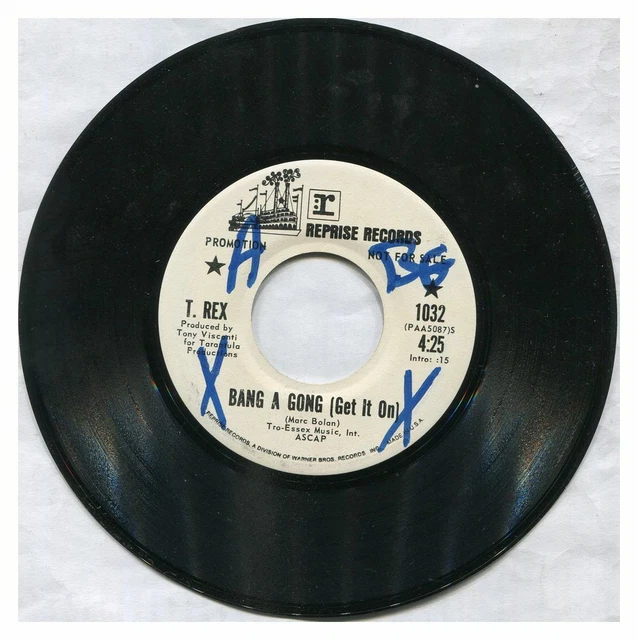 T. REX - Bang A Gong (Get It On) / Raw Ramp (7" 45 tr/min Promo) EUR 61 ...
