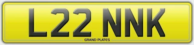 L22 NNK LINKS Targa Immatricolazione Privata Auto Reg Assegnata Lanky ...