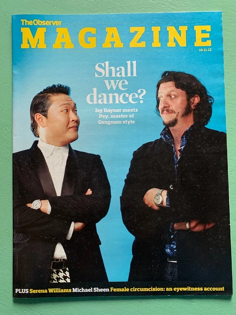 BEOBACHTER MAGAZIN NOVEMBER 2012 PSY Michael Sheen Tom Burke Serena ...