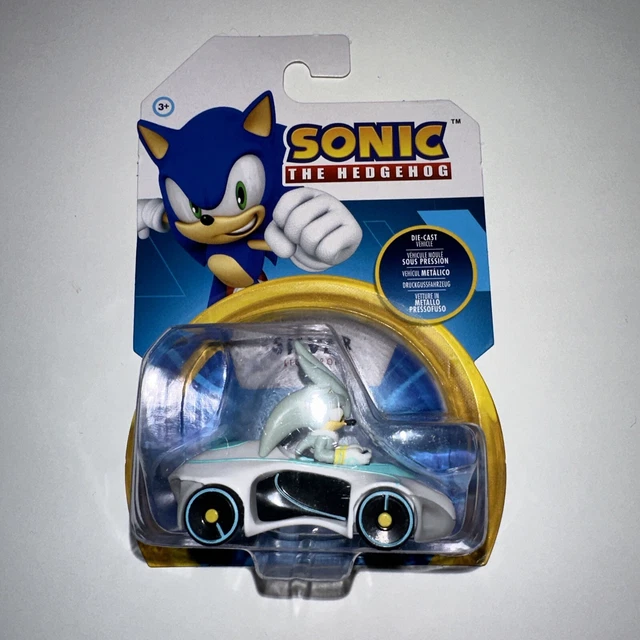 JAKKS SONIC THE Hedgehog DIE-CAST 1/64 Vehicle: Silver Lightron £15.00 ...