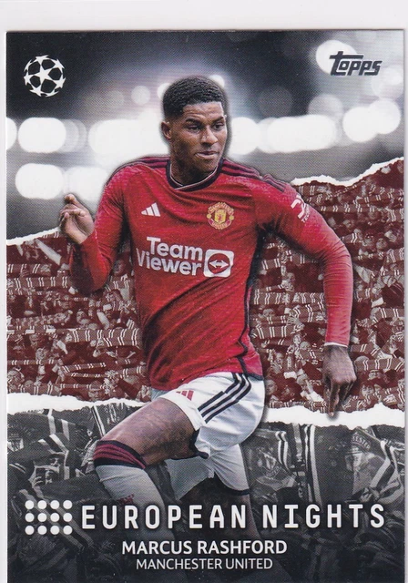 TOPPS CL CLUB Competition 2023-24 n. EN-19 Marcus Rashford Notti ...