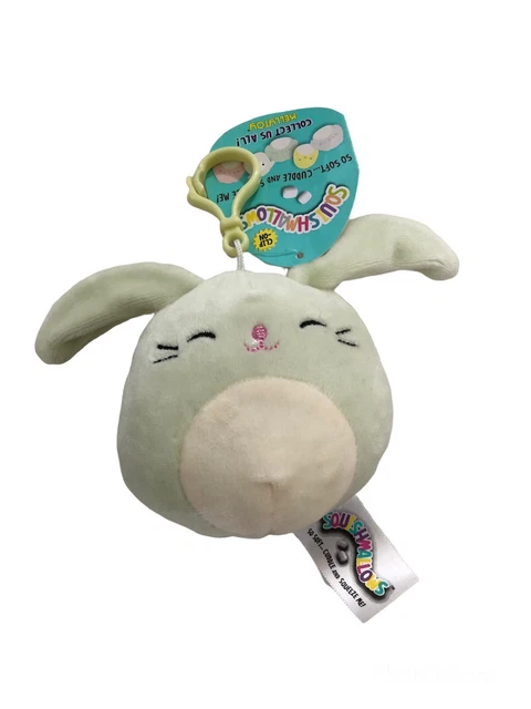 MINI SQUISHMALLOWS ISABELLA The Bunny Clip On 3.5" Easter Toy Plush ...