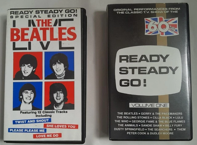 2 X VHS PAL - The Beatles Live + Ready Steady Go Volume 1 £30.00 ...