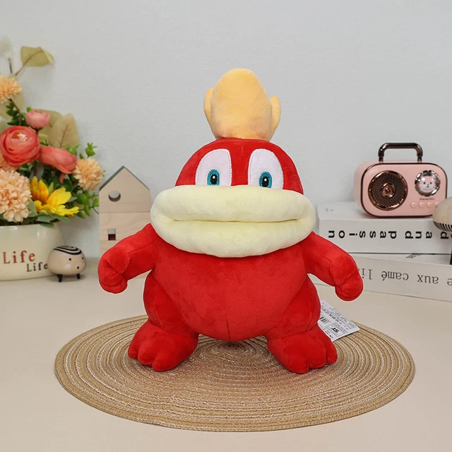 SUPER MARIO BROS Wonder Plush Red Fire Spike 9" Little Buddy Stuffed ...
