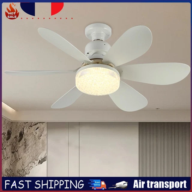 S# E26/E27 BASE Ceiling Fan Light Dimmable Simple Fan Lamp for Home ...