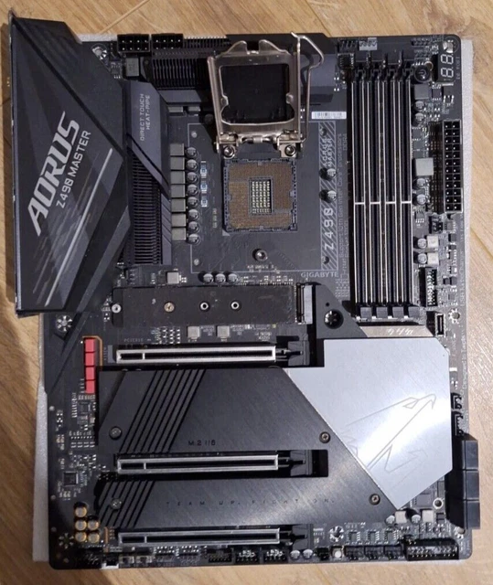 GIGABYTE AORUS MASTER Z490 Socket 1200 Motherboard £159.99 - PicClick UK