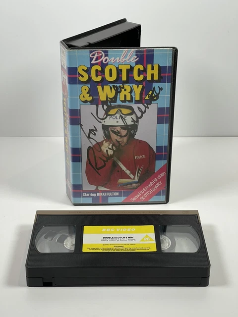VINTAGE SCOTCH AND Wry Double VHS Video Tape Signed Copy By Rikki ...
