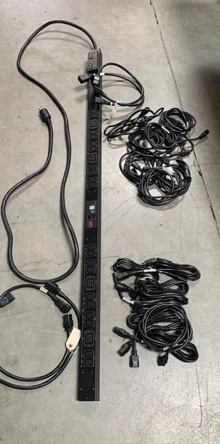 APC AP7841 METERED RACK PDU ZERO U SERVER RACK 30A 4xC19 20xC13 W ...