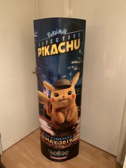 DETECTIVE PIKACHU POKEMON Movie Cinema Standee Cardboard 5’ 3” Tall ...