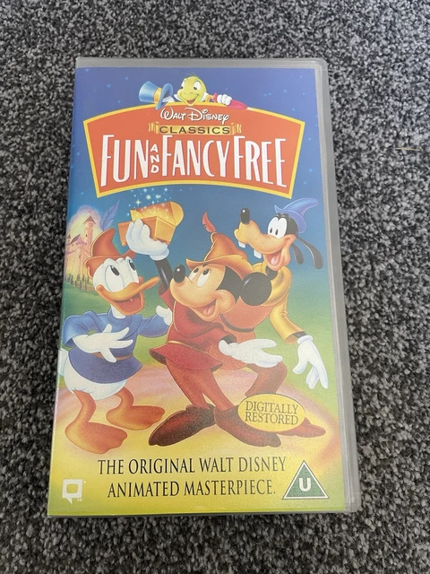 FUN AND FANCY Free Vhs Walt Disney Classics Mickey Mouse £5.91 ...